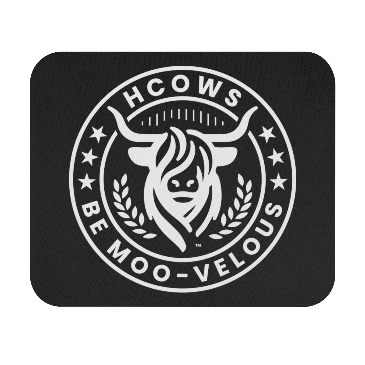 Buy HCows Be Moo-velous Highland Cow Rectangular Mouse Pad - @ $17.00