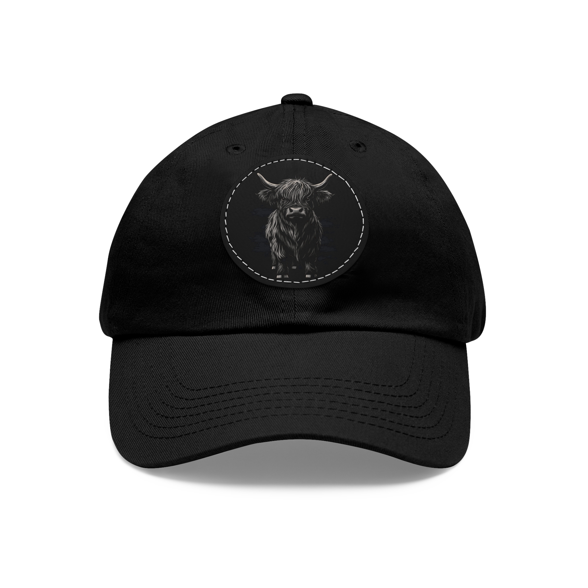 Buy HCows Highland Cow Black Hat - Spunky Design Unisex Twill With ...