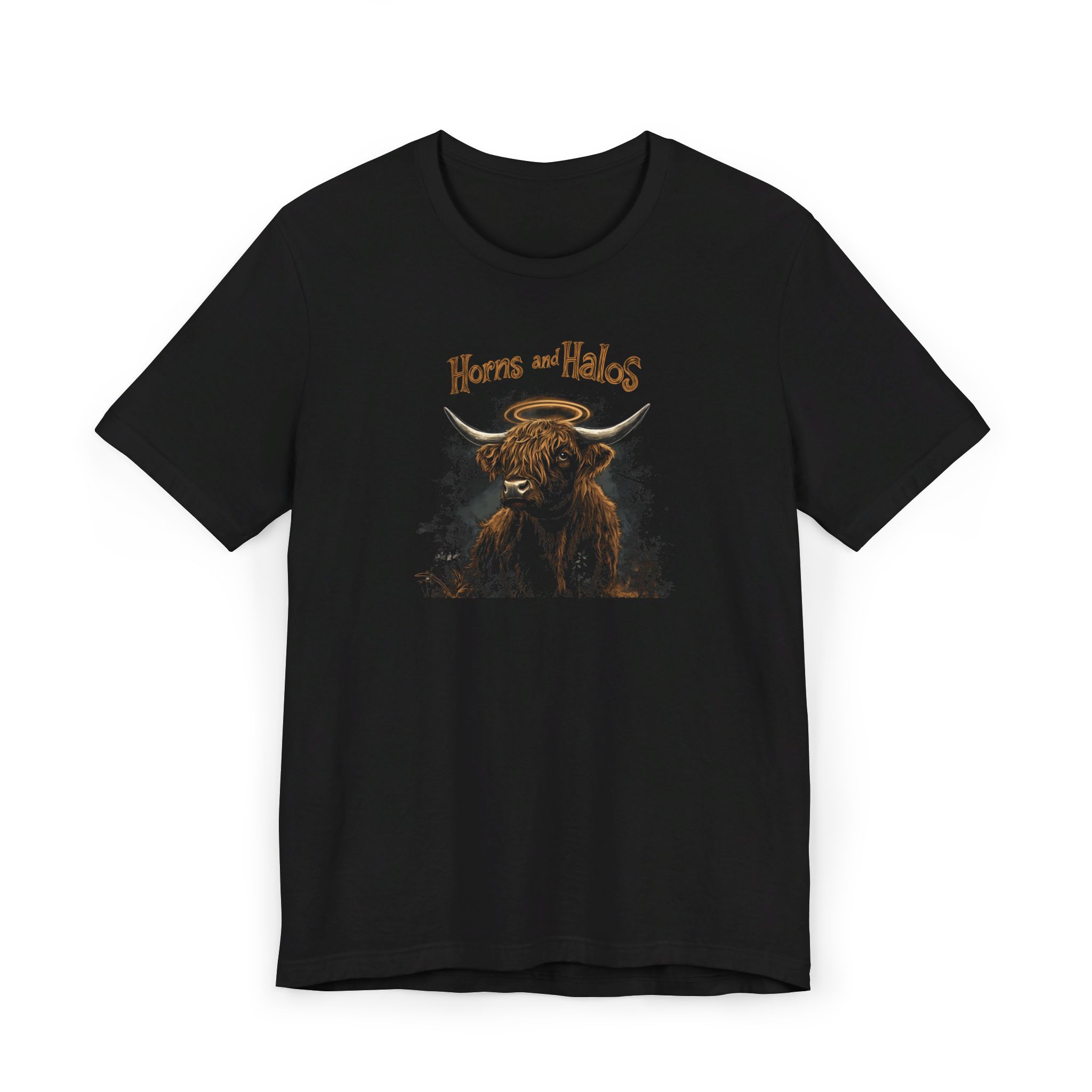 Buy HCows Horns & Halos Highland Cow T-shirt (Classic Edition) - @ $27.00