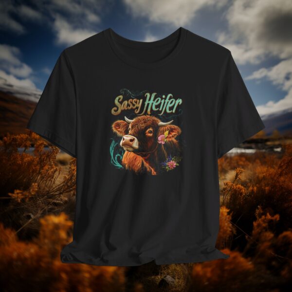 Buy HCows Sassy Heifer Highland Cow T-shirt - @ $27.00